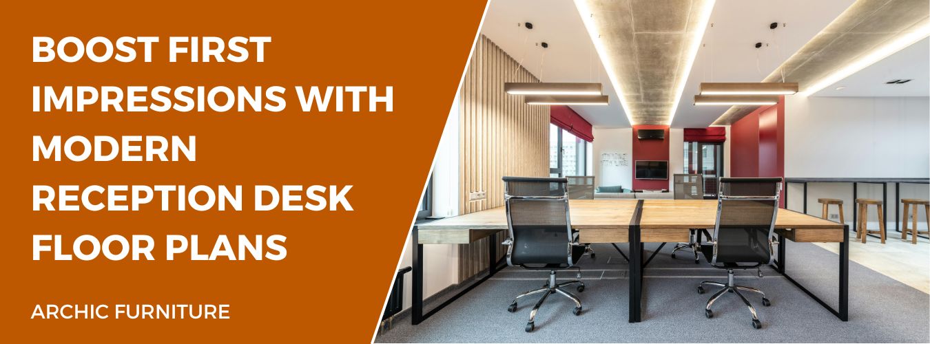 Boost First Impressions with Modern Reception Desk Floor Plans — Archic ...