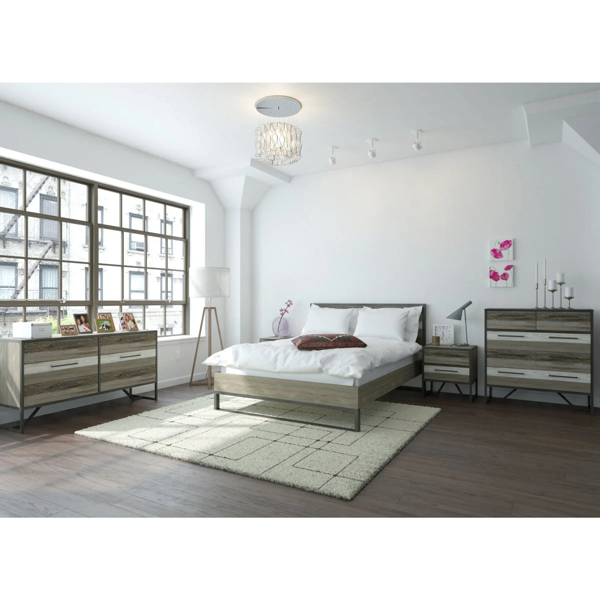 LH Imports Metro Havana King Bed MHB001KS — Archic Furniture