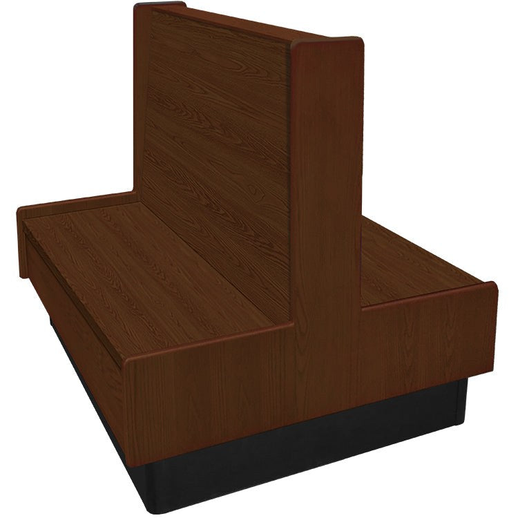 Oak Street Manufacturing Double 24" x 42" Aristocrat Wood Frame Booth ...