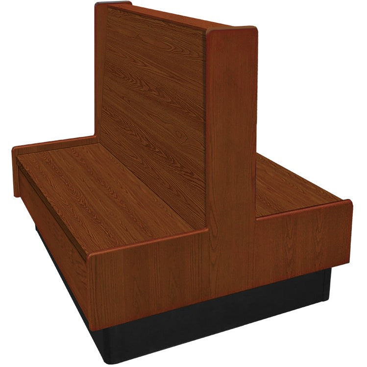 Oak Street Manufacturing Double 84" x 42" Aristocrat Wood Frame Booth