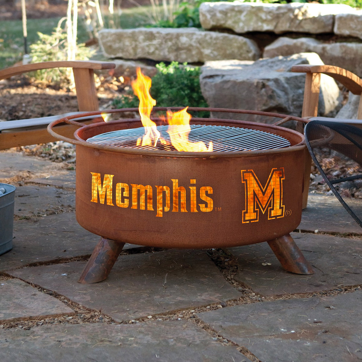 Patina Products University of Memphis Fire Pit F470 — Archic Furniture