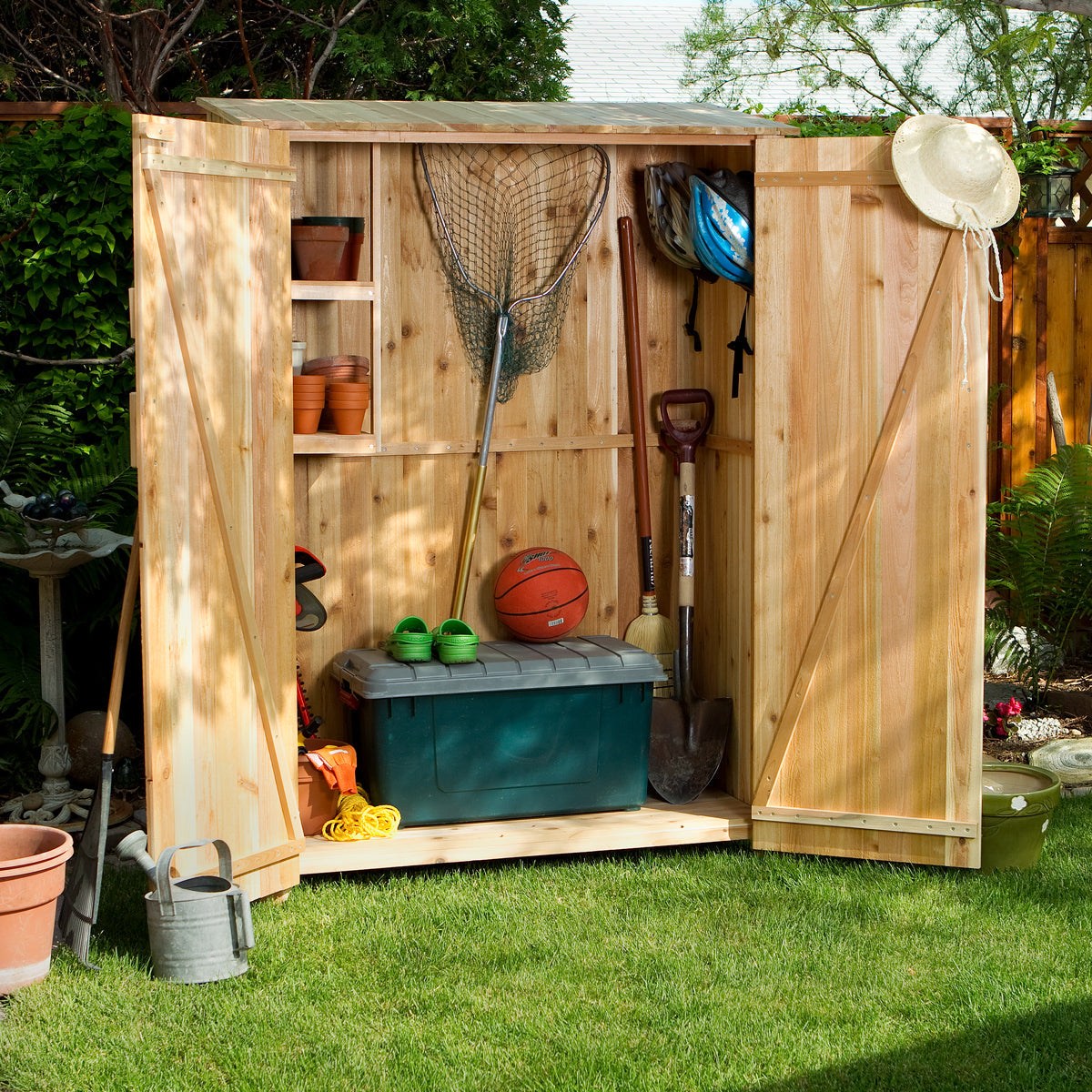 All Things Cedar 49w x 23d x 73h Garden Hutch GH50