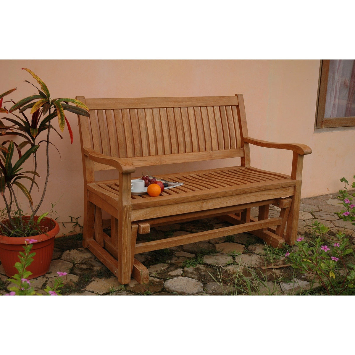 Anderson Teak Del-Amo 4-Foot Glider GL-101 — Archic Furniture