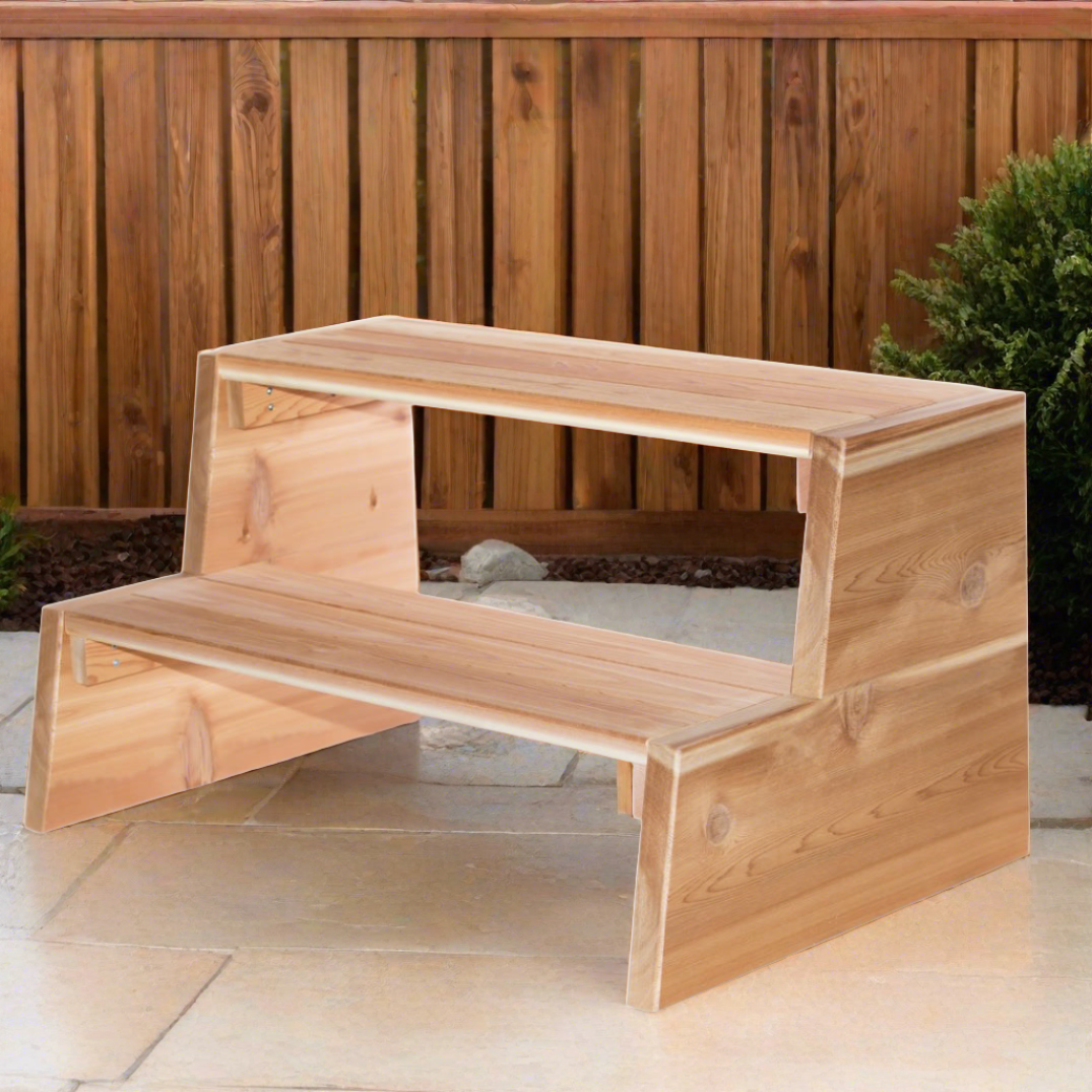 All Things Cedar Hot Tub Steps HT34 — Archic Furniture