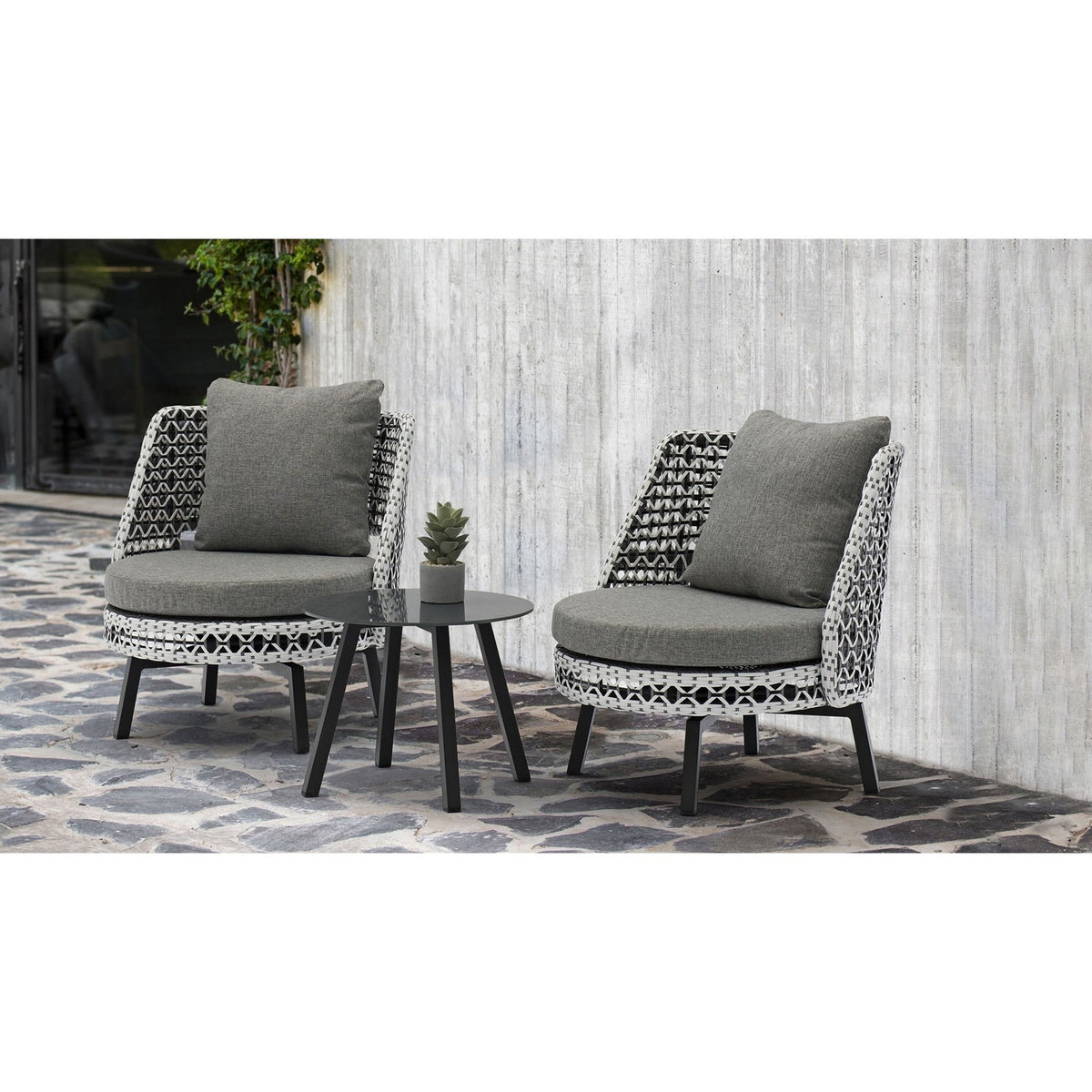 Whiteline Modern Living Koala 3-Piece Outdoor Collection — Archic Furniture