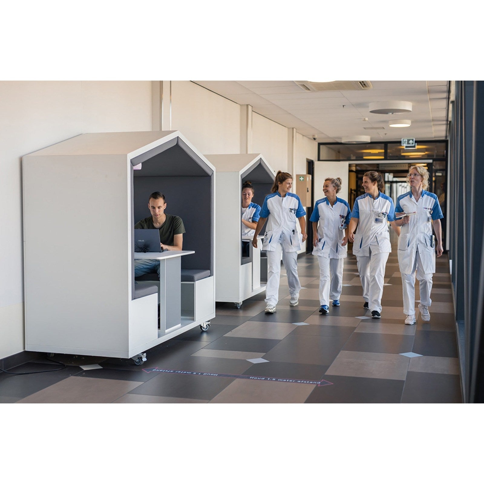 Nook Air 2 Person Quiet Huddle Office Meeting Pod — Archic Furniture