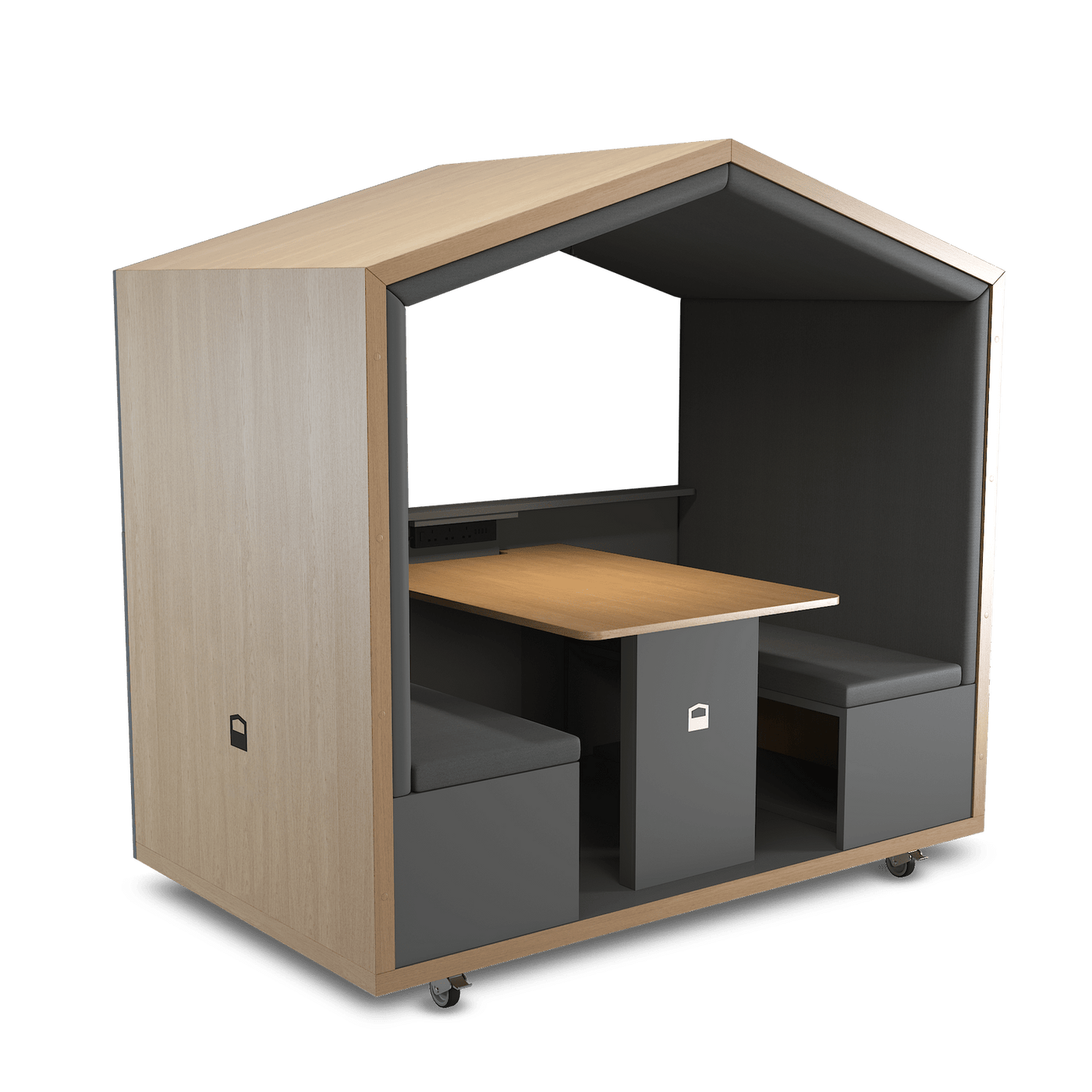 Nook Air 2 Person Quiet Huddle Office Meeting Pod — Archic Furniture
