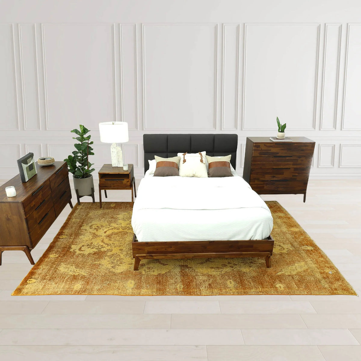 LH Imports Remix King Bed - Grey REMX001K-GR — Archic Furniture