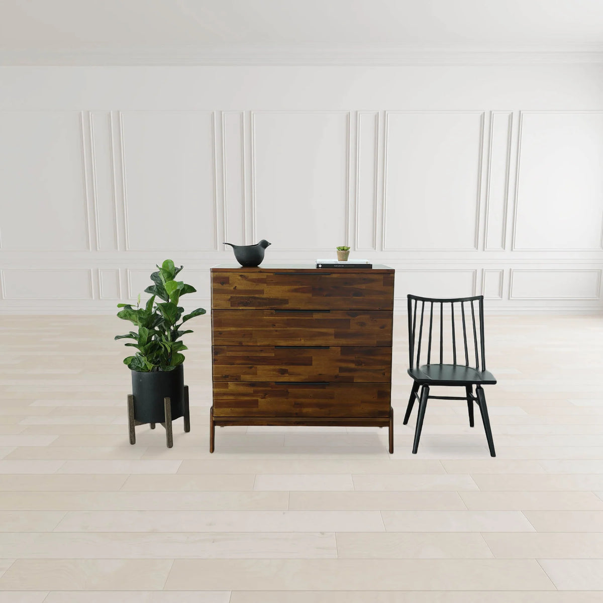 LH Imports Remix 4 Drawer Chest REM004