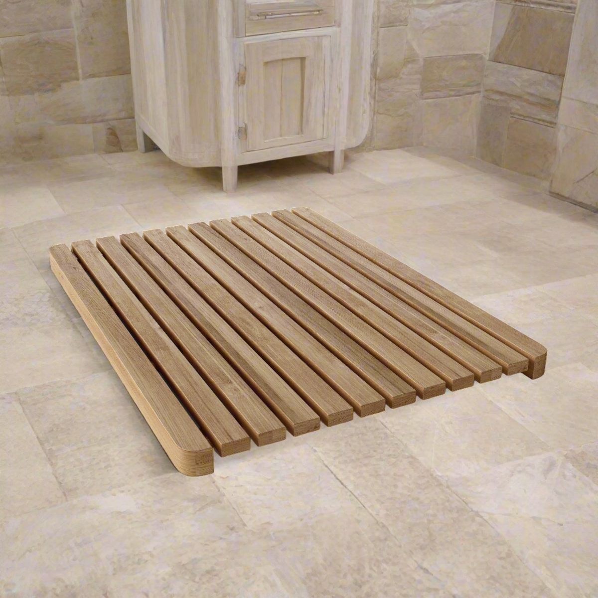 Anderson Teak Rectangular Small Shower Mat SPA-2518 — Archic Furniture