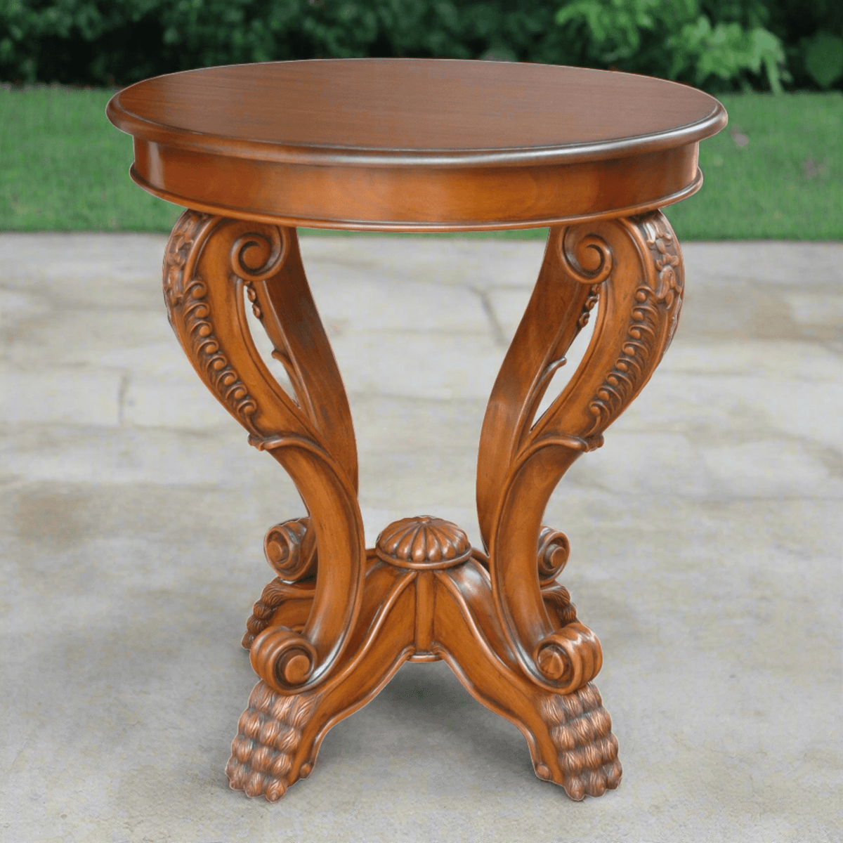 Anderson Teak Victorian Claw Feet Side Table ST-189 — Archic Furniture