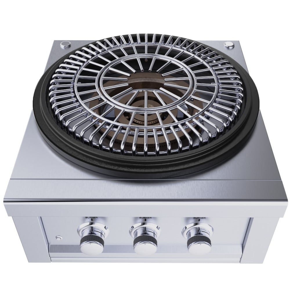 Sunstone 24” Power Cirque Flat-Top Griller Package — Archic Furniture
