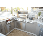 Kokomo Best Outdoor Kitchen Bermuda BBQ Island with TV — Archic Furniture