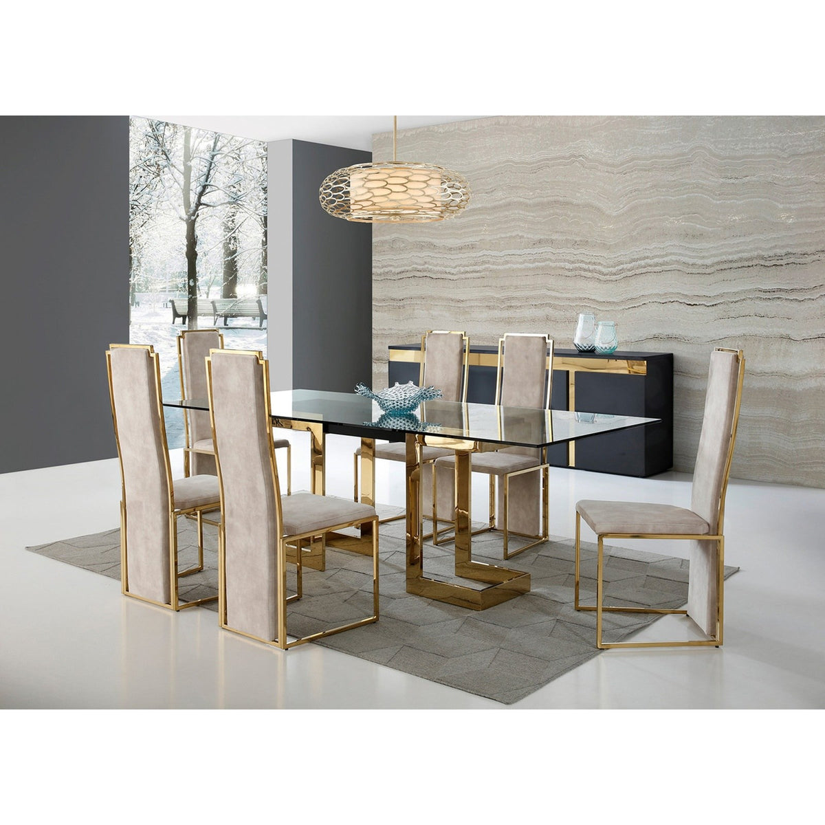 Whiteline Modern Living Sumo Dining Table — Archic Furniture