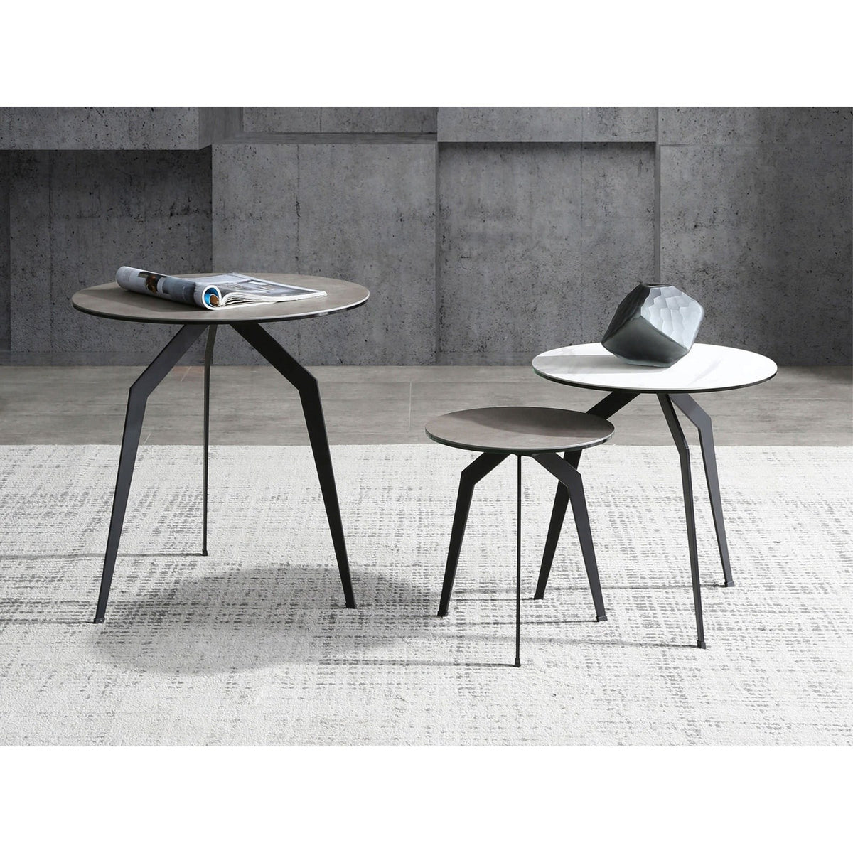 Whiteline Modern Living Santiago Side Table — Archic Furniture