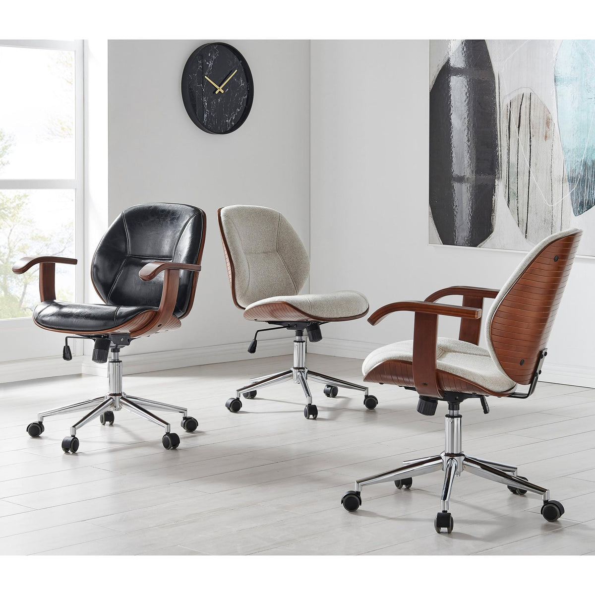 New Pacific Direct Shaun Fabric Bamboo Office Chair 1160032-406WL ...