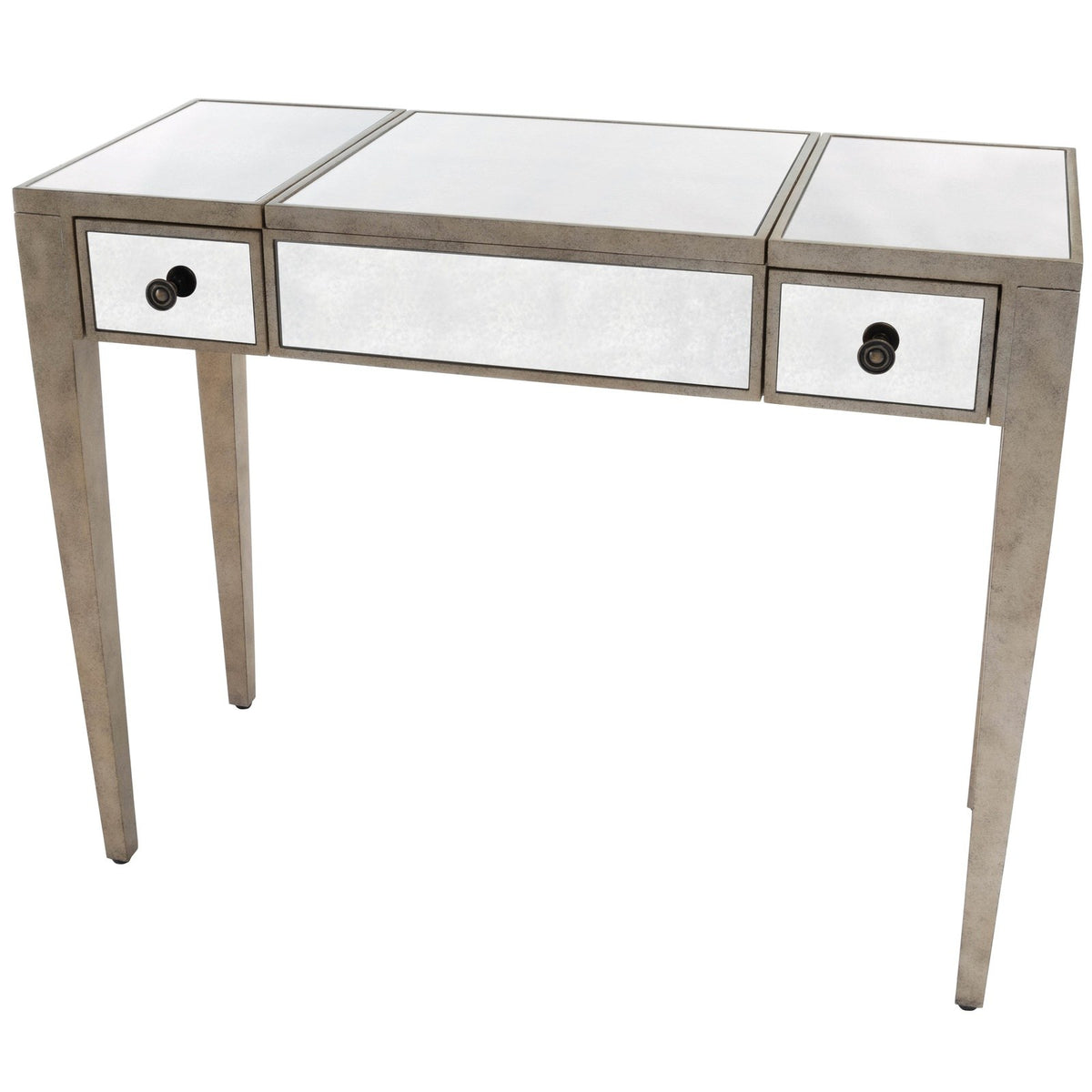 Butler Specialty Company Constance Mirrored Vanity Table, Silver 35061 ...