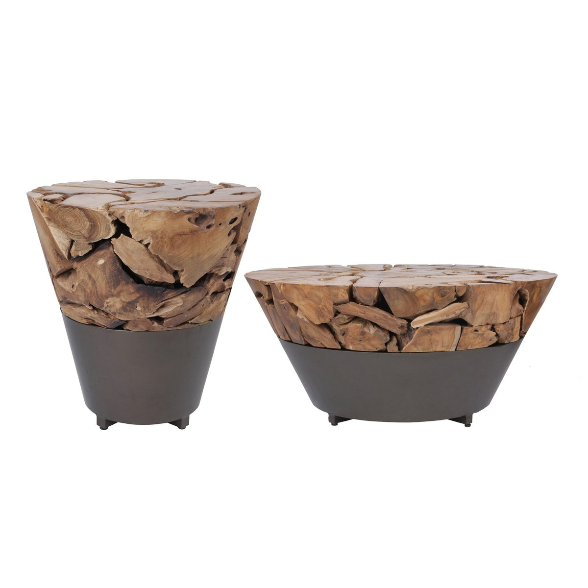 New Pacific Direct Bruno Recycled Teak Root Coffee Table 9600033 ...
