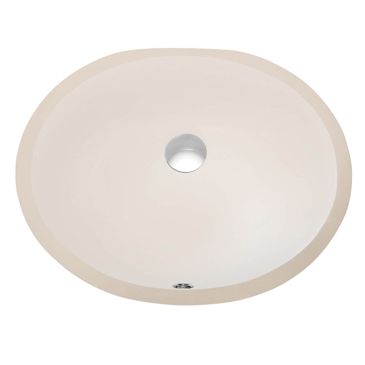 Blossom Undercounter Basin -Biscuit 17″ X 14″ Oval – C09