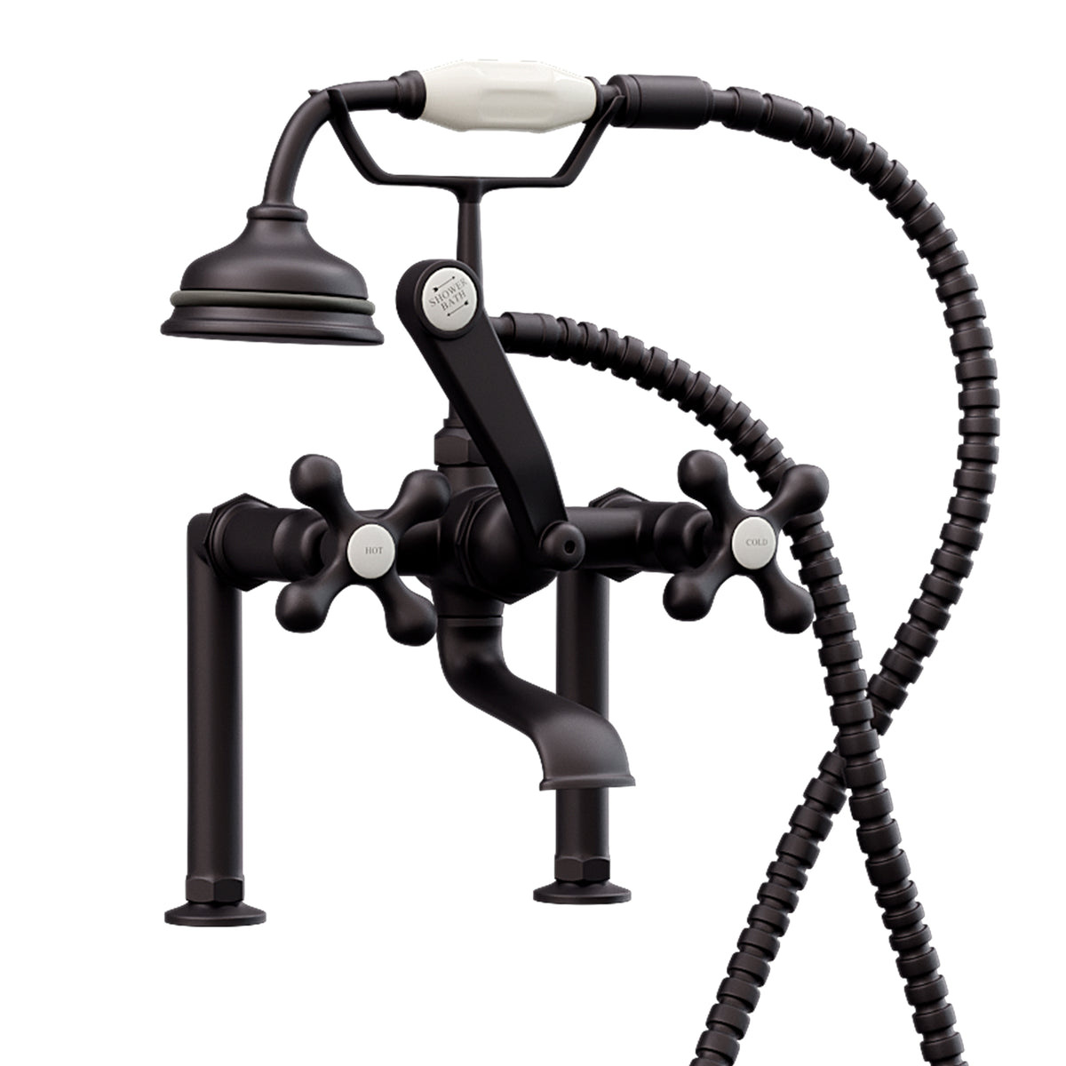 Cambridge Plumbing Clawfoot Tub 6″ Deck Mount Brass Faucet
