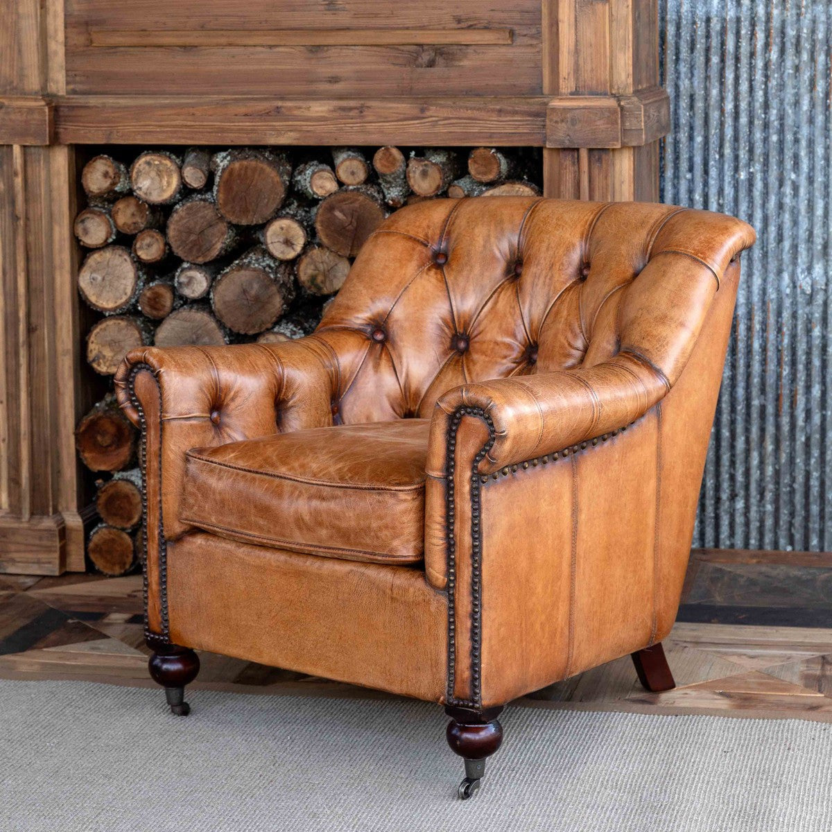Park Hill Collections Manor Todd Tufted Club Chair EFS90698 — Archic ...