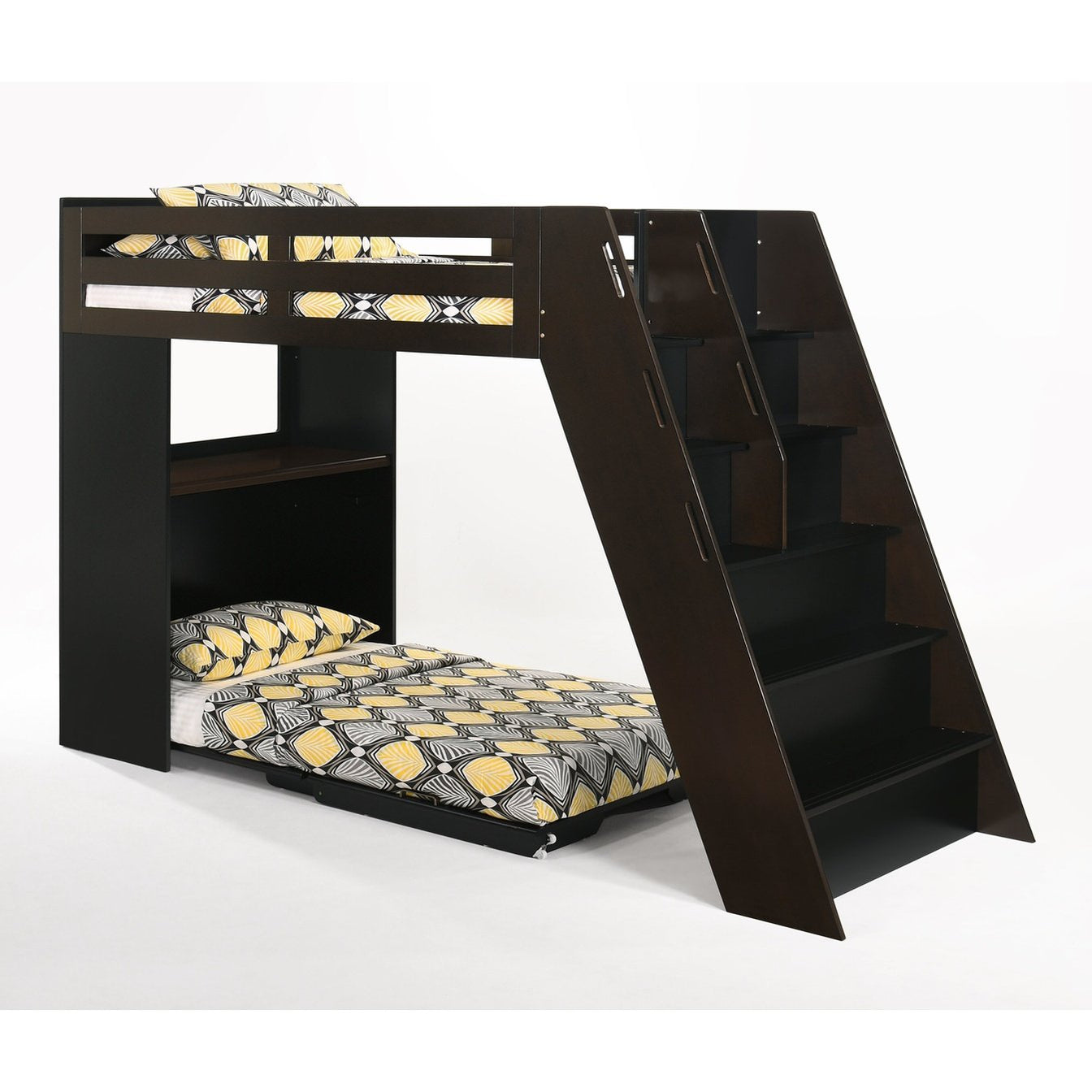 Night and Day Furniture Galaxy Murphy Cabinet Loft Twin Bunk Bed Compl