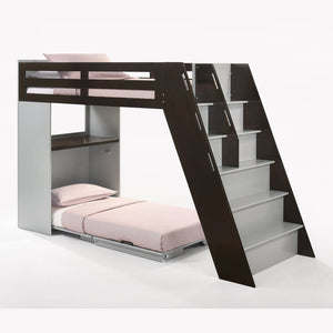 Night and Day Furniture Galaxy Murphy Cabinet Loft Twin Bunk Bed Compl