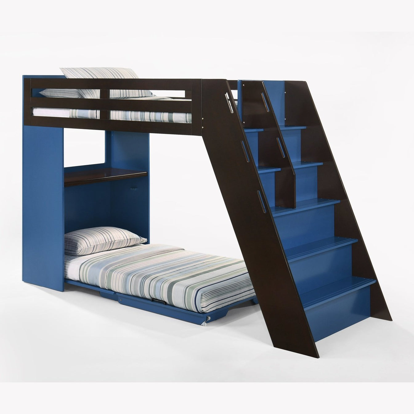 Night and Day Furniture Galaxy Murphy Cabinet Loft Twin Bunk Bed Compl