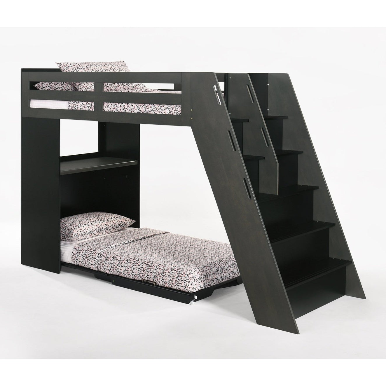 Night and Day Furniture Galaxy Murphy Cabinet Loft Twin Bunk Bed Compl