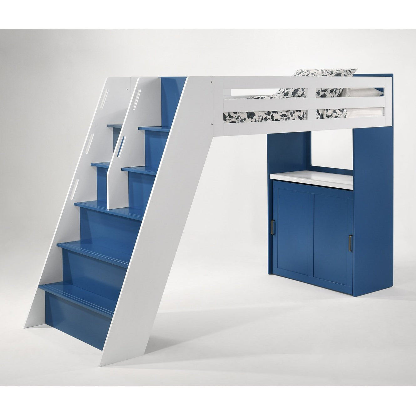 Night and Day Furniture Galaxy Murphy Cabinet Loft Twin Bunk Bed Compl ...