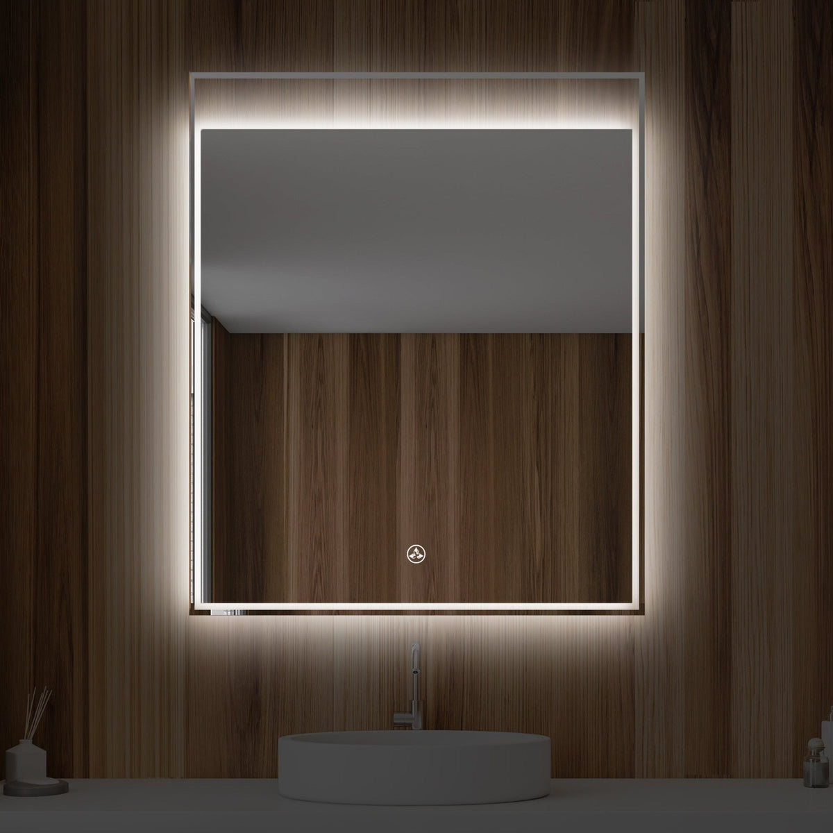 Blossom Alpha 30 Inch LED Illuminated Backlit Mirror — Archic Furniture