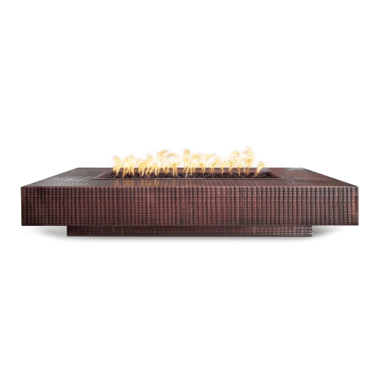 The Outdoor Plus Cabo Linear Fire Pit | Hammered Copper — Archic Furniture