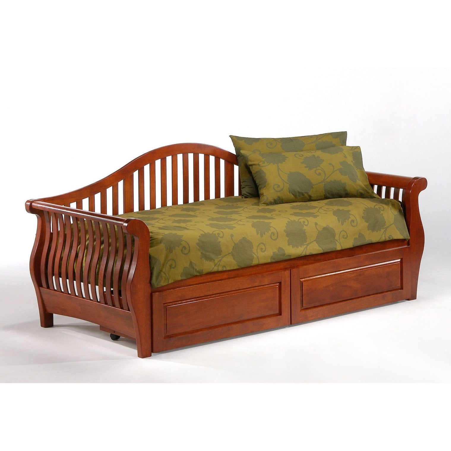 Night and Day Furniture Cherry Nightfall Daybed Complete
