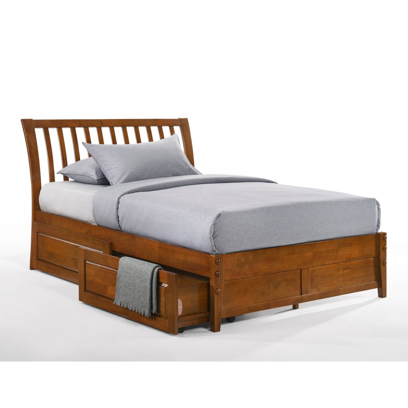 Night and Day Furniture Nutmeg Complete Bed (P-Series)
