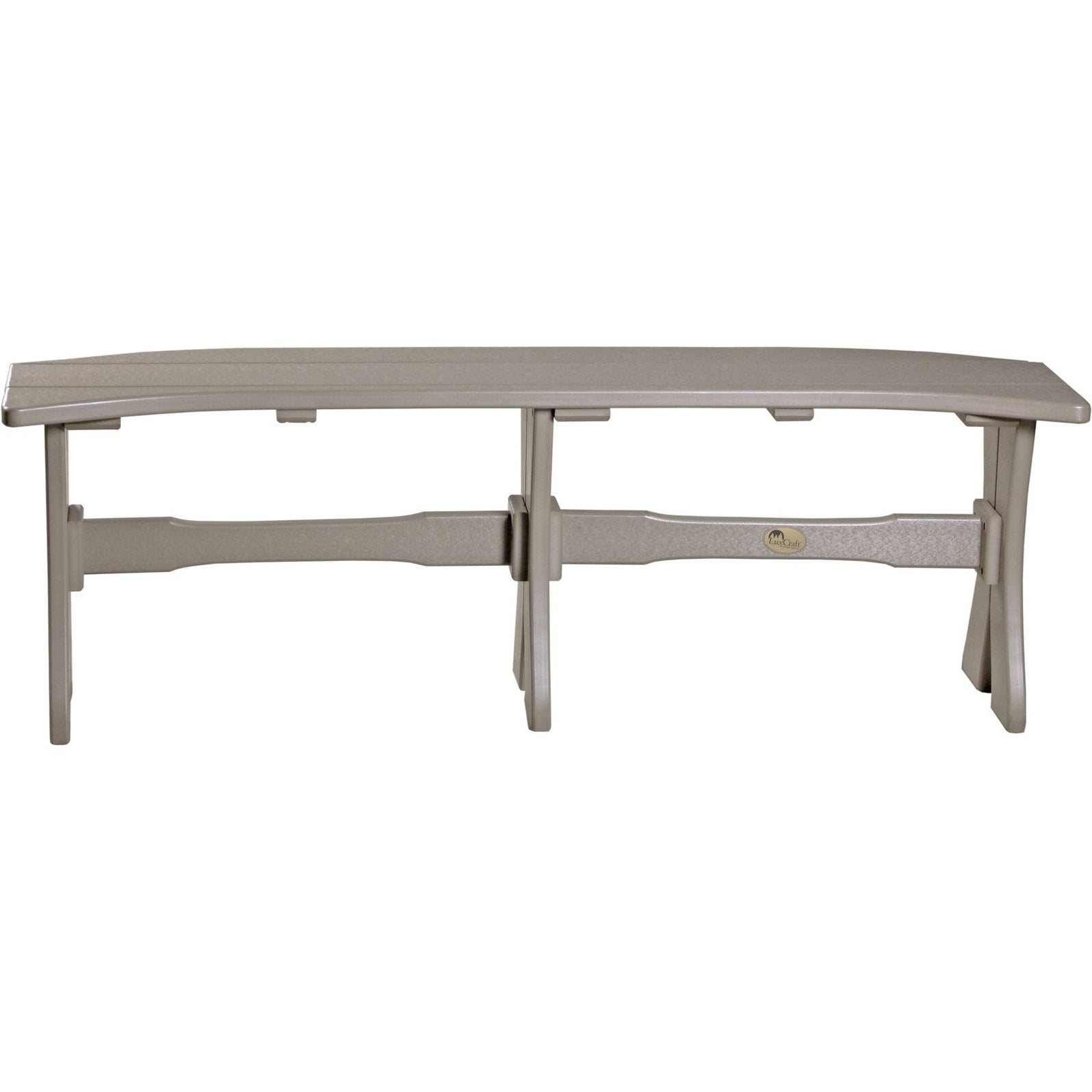 LuxCraft 52" Poly Dining Height Table Bench — Archic Furniture