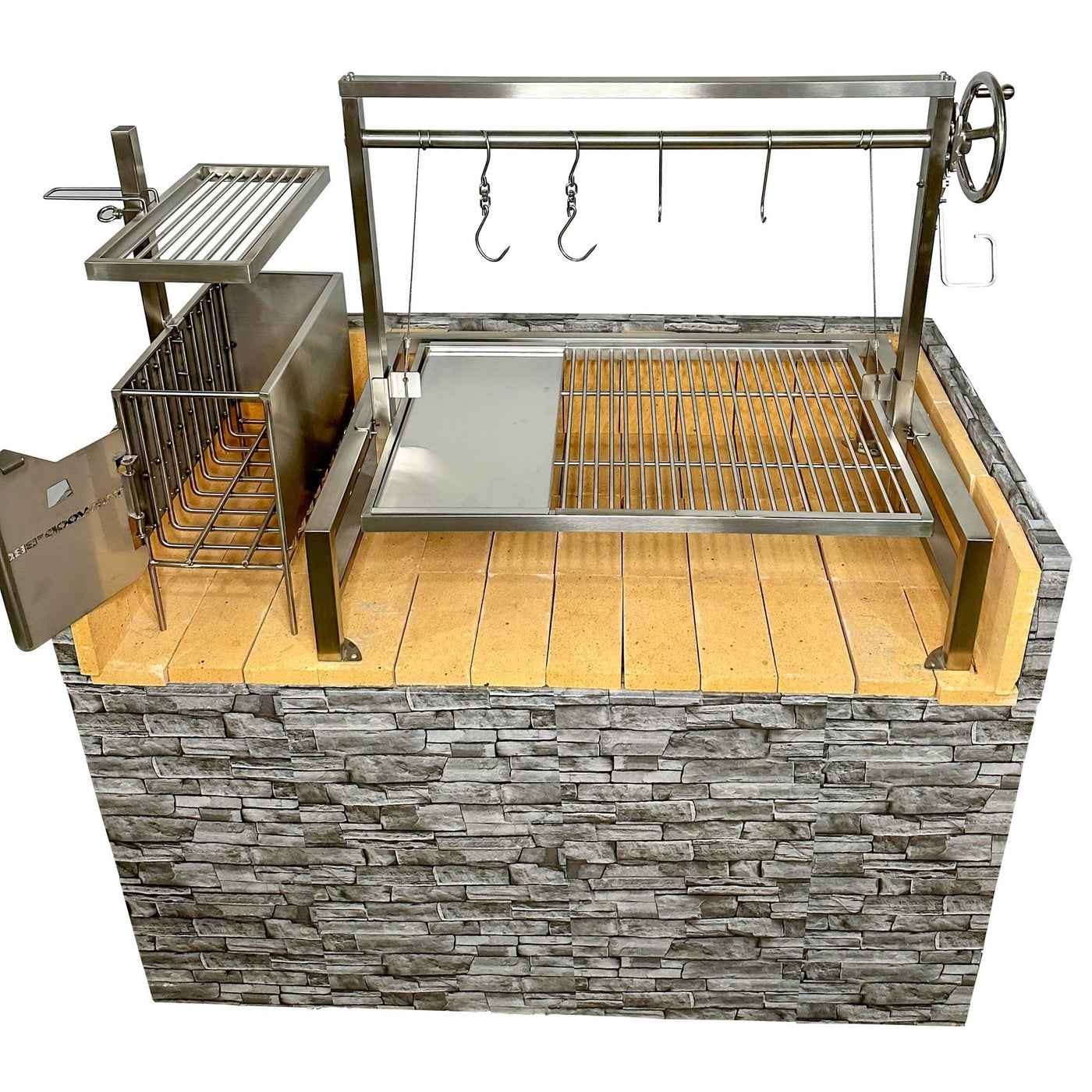 Tagwood BBQ Insert Style Argentine Santa Maria Wood Fire & Charcoal Gr ...
