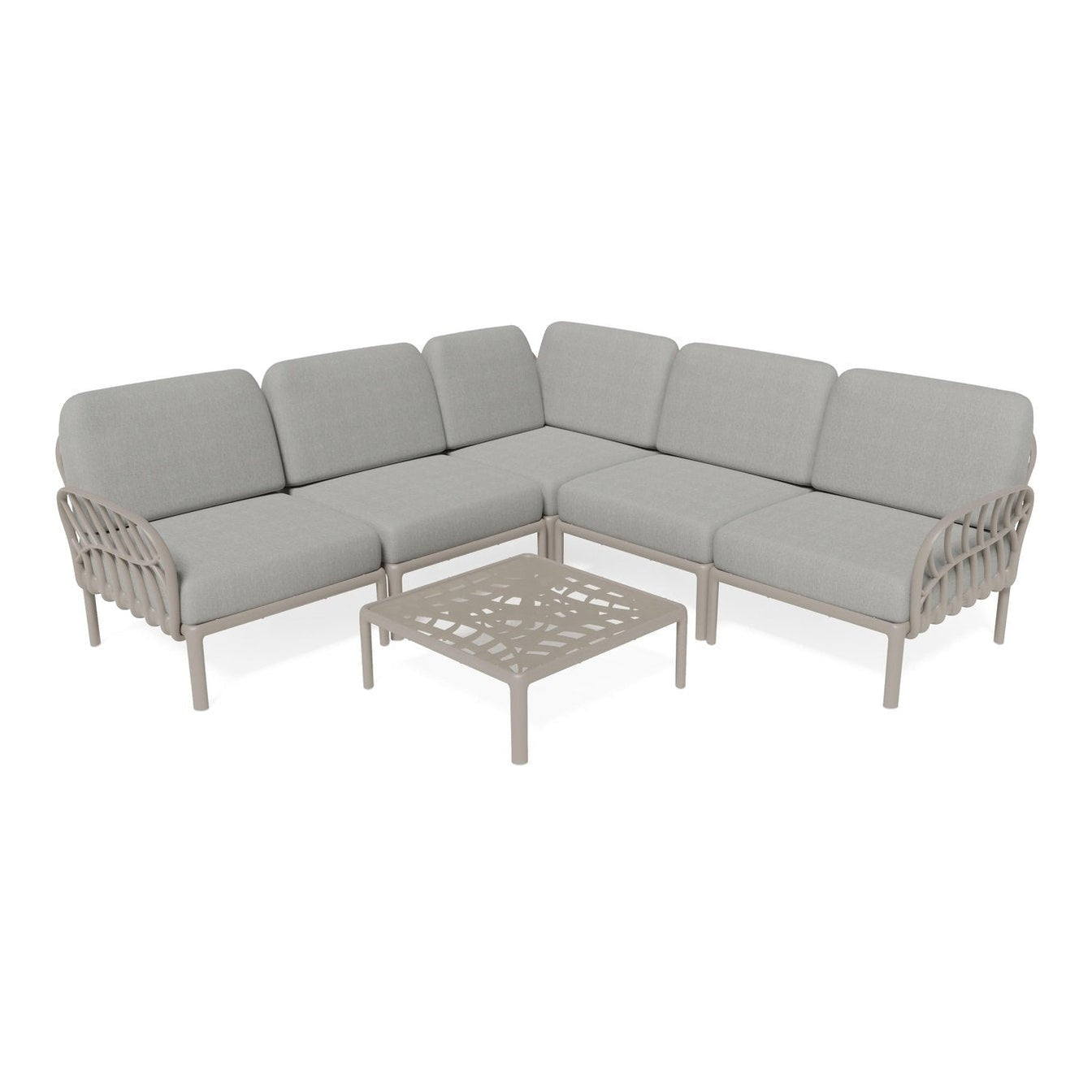 Strata Furniture Dahlia Patio Corner Sofa and Table ODAXSETGG — Archic Furniture