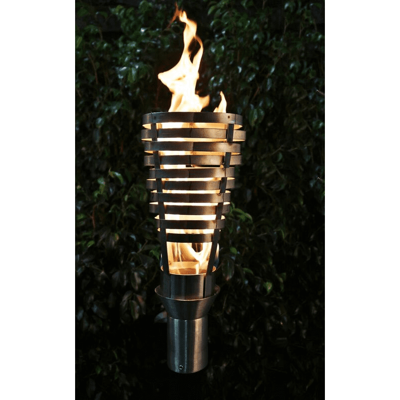 The Outdoor Plus Hercules Fire Torch - Stainless Steel — Archic Furniture