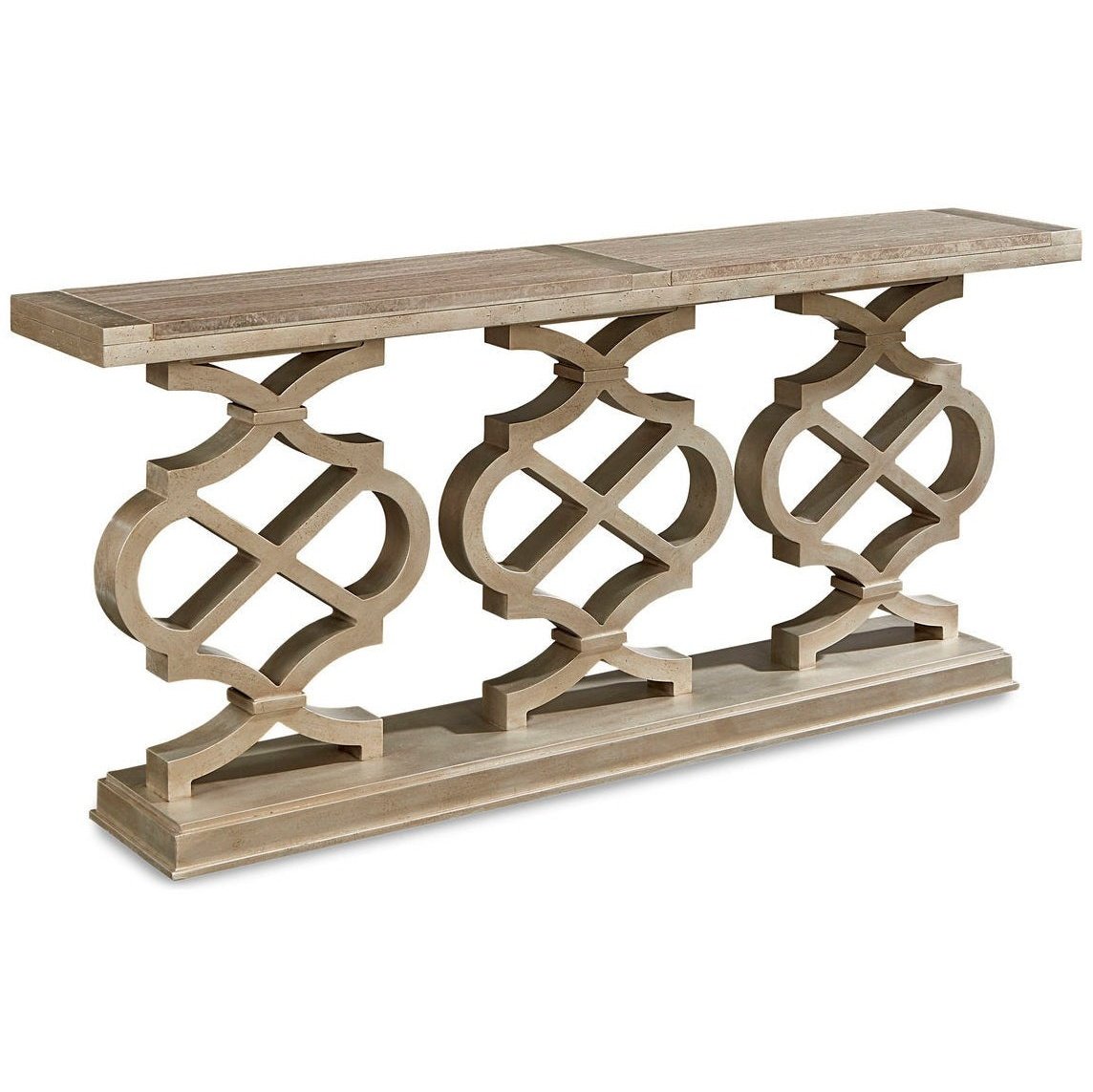 A.R.T. Furniture Morrissey Hillier Console Table Bezel In Silver 21830 ...