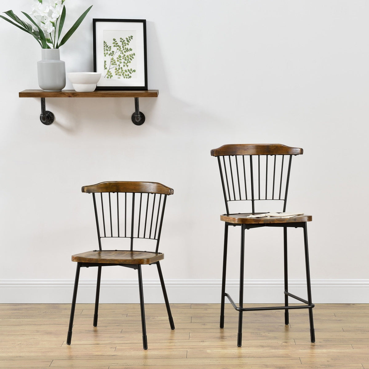 New Pacific Direct Greco Counter Stool, (Set of 2) 9300044 — Archic ...