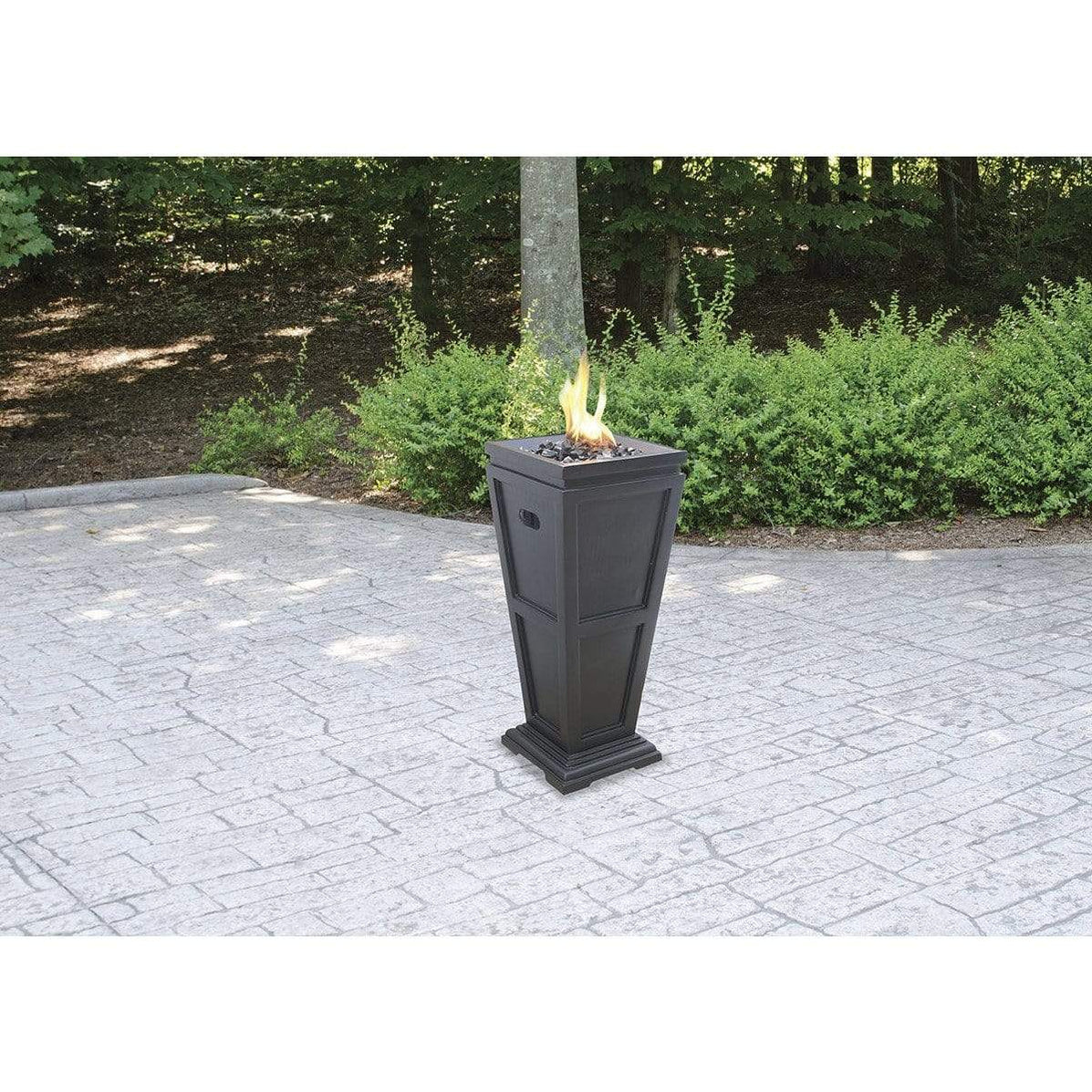 Endless Summer LP Gas Outdoor Fire Column, Large In Slate Finish GLT13 ...