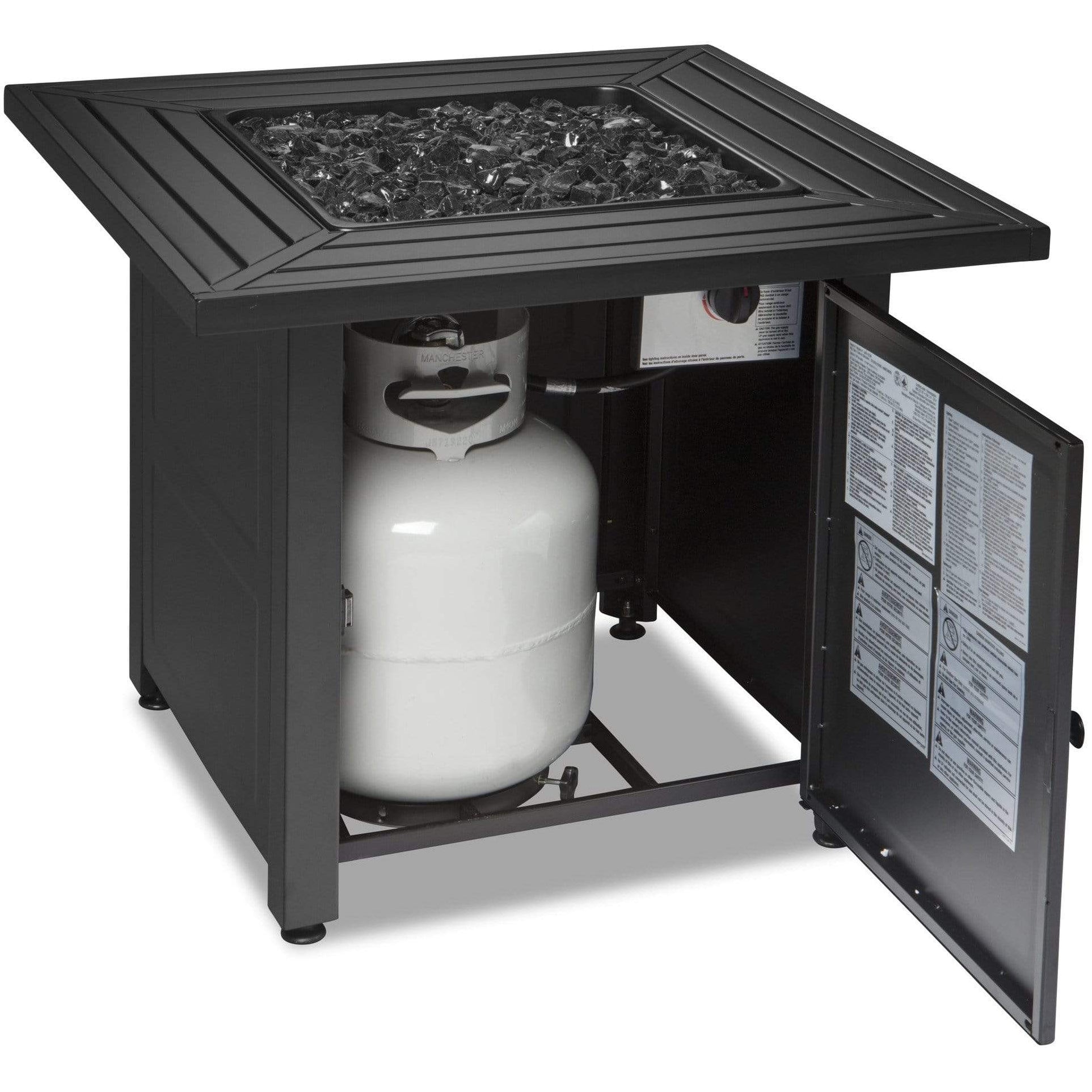 Endless Summer LP Gas Outdoor Fire Pit with 30-in Steel Mantel GAD1423 ...