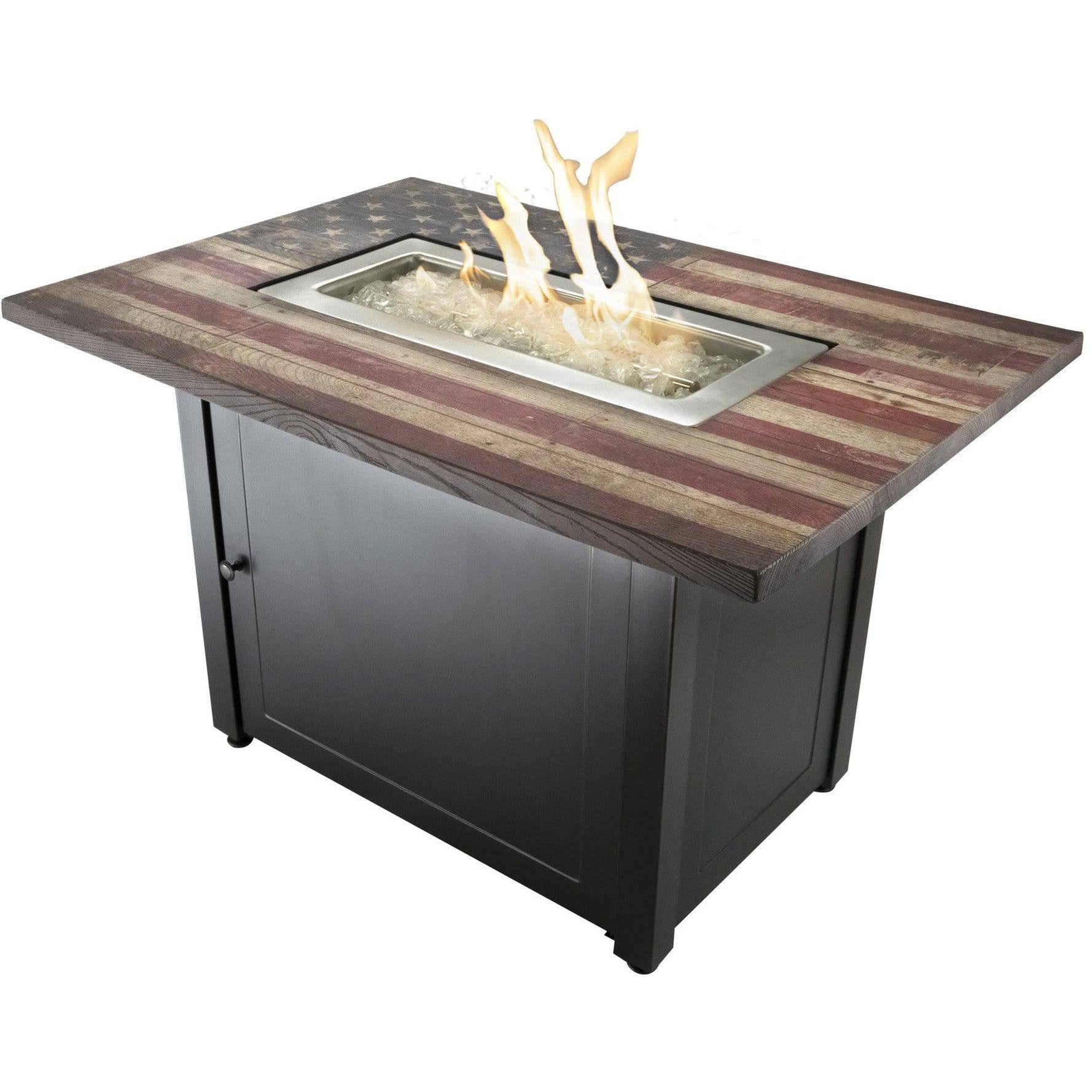Endless Summer The Americana, 40 x 28 Rectangular Gas Outdoor Fire Pit ...