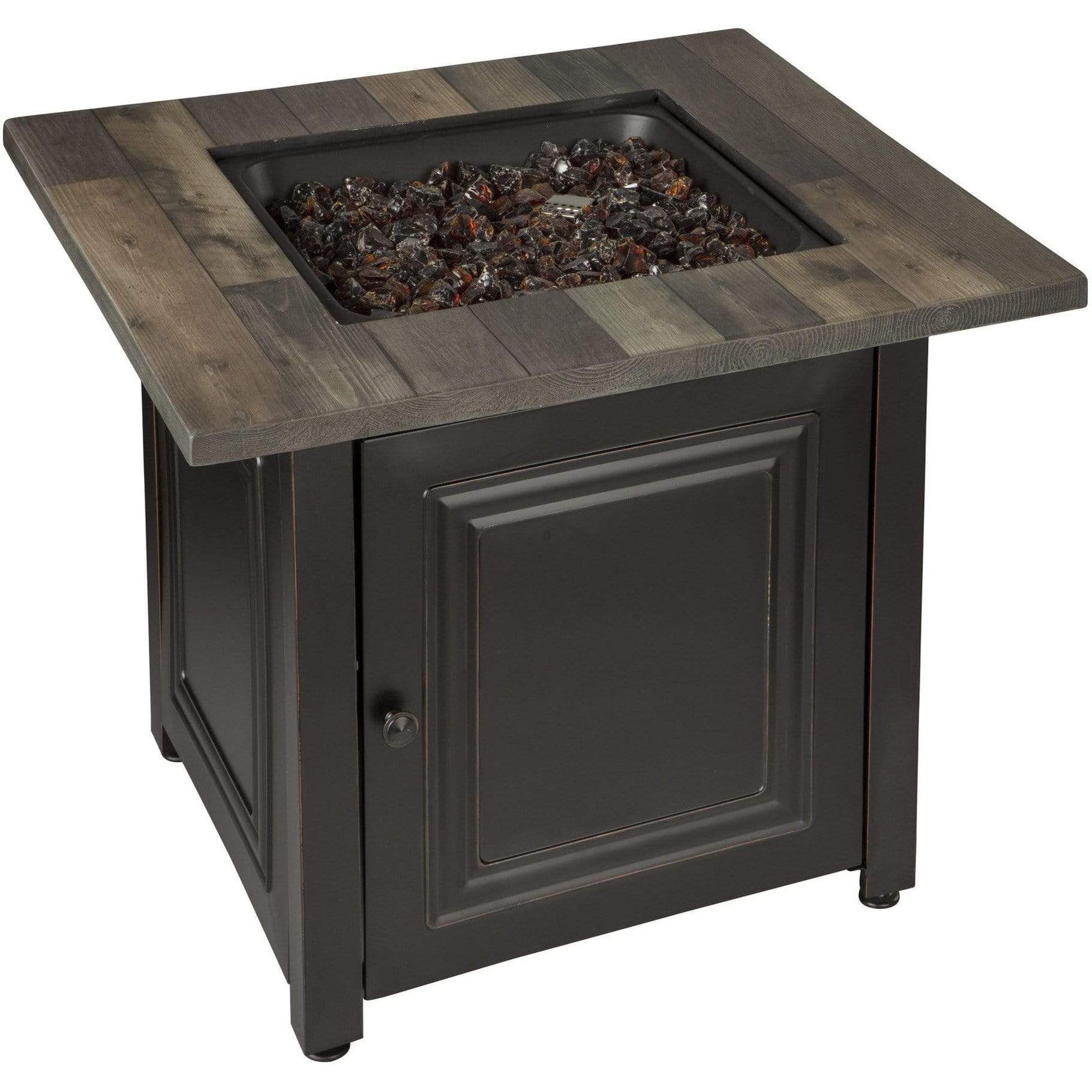 Endless Summer The Burlington, LP Gas Outdoor Fire Pit with Printed Re ...