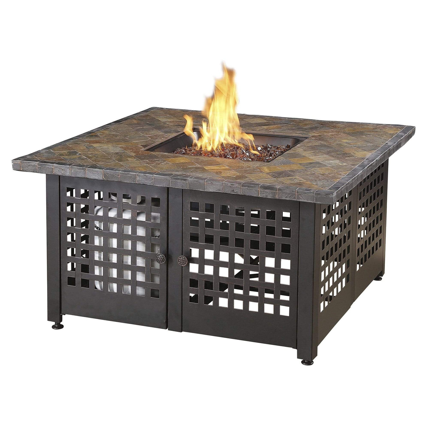 Endless Summer The Elizabeth, LP Gas Outdoor Fire Pit with 42-in Slate ...