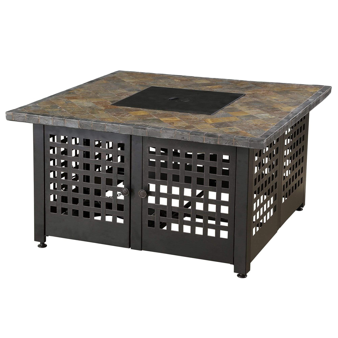 Endless Summer The Elizabeth, LP Gas Outdoor Fire Pit with 42-in Slate ...