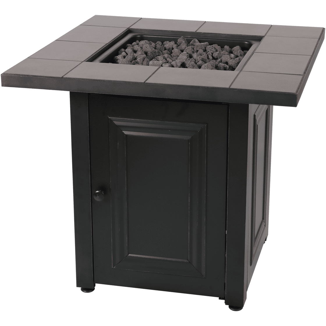 Endless Summer The Vanderbilt, LP Gas Outdoor Fire Pit with Ceramic Ti ...