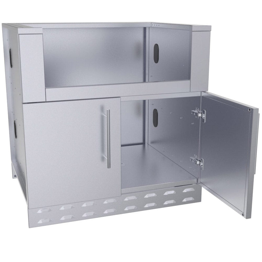 Sunstone 34" Gas/Charcoal Grill Base Cabinet
